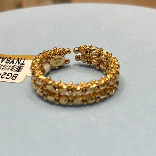Real 18K Yellow Gold - Two Layer Dorica Ring – Sana Jewellers