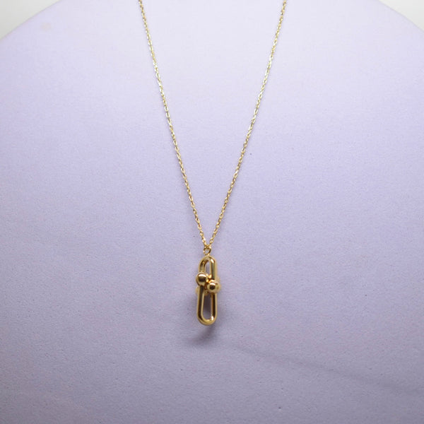 Real 18K Yellow Gold - SJTFNY Basic Necklace – Sana Jewellers