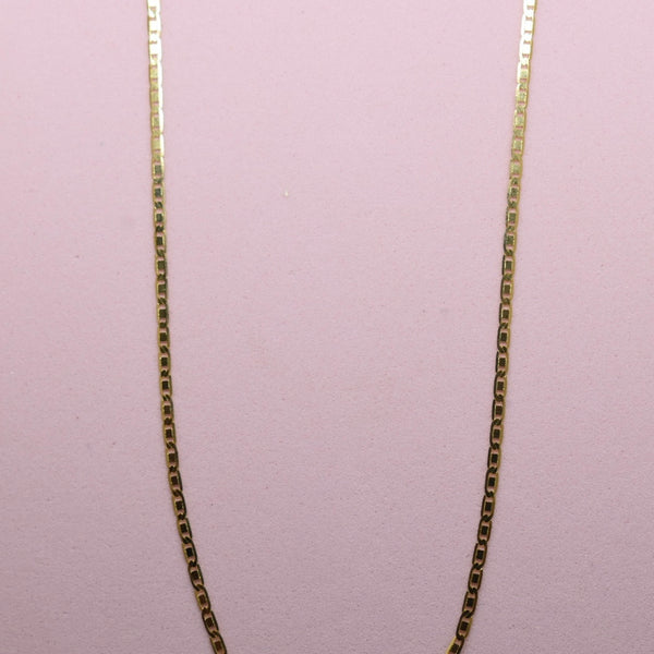 Real 18K Yellow Gold - *NEW* Ultra Thin Blade Chain – Sana Jewellers