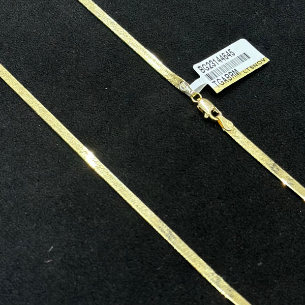 Real 18K Yellow Gold - Snake Unisex Chain – Sana Jewellers