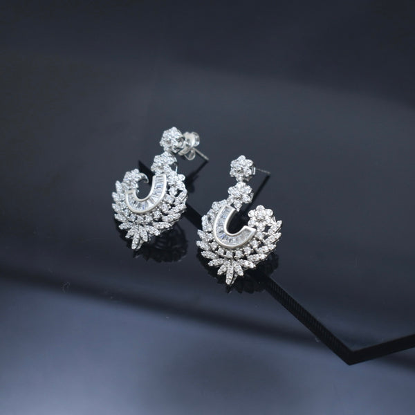 925 Sterling Silver - Arc Zircon Locket Set – Sana Jewellers
