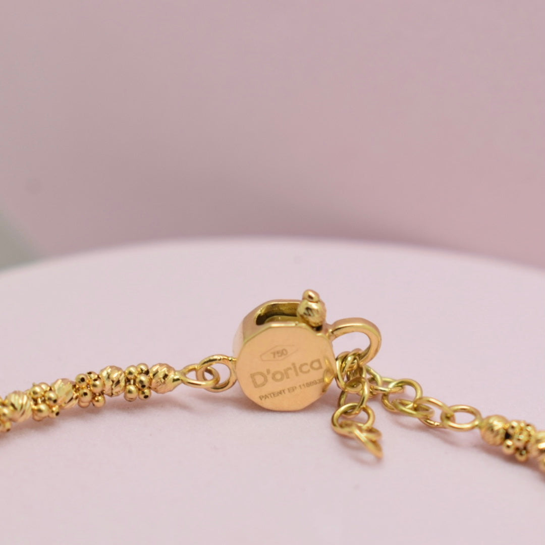 *LIMITED* 18K Gold - Dorica Single Line Gold Color Bangle – Sana Jewellers